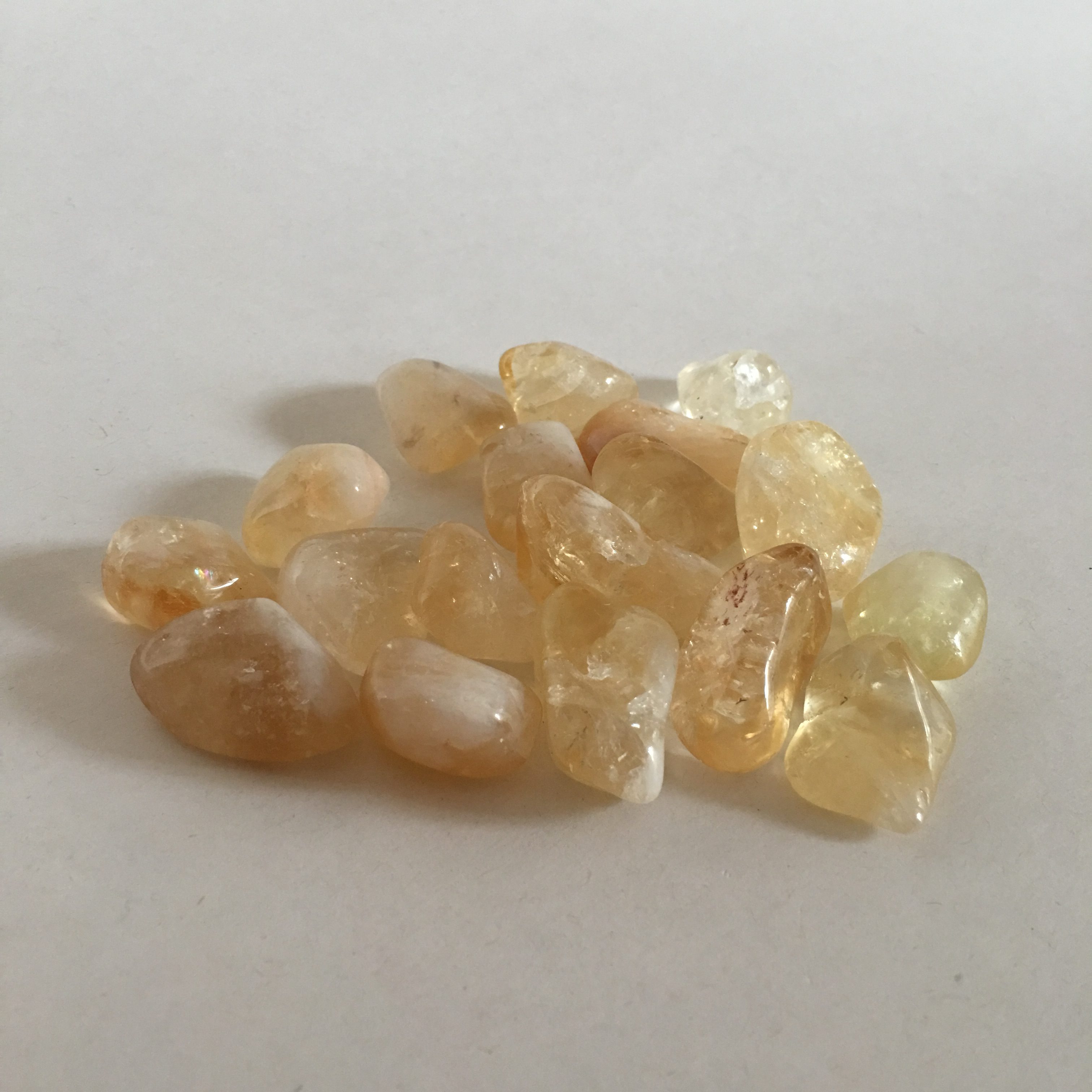 Citrine, Tumbled - Three Charmed Gems